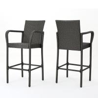 China YILIN Wholesale Multi-functional Hand-woven Modern Outdoor Water Resistant Eco-Friendly Durable Bar Chair Sets for Home Bar for sale