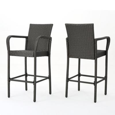 China YILIN Wholesale Multi-functional Hand-woven Modern Outdoor Water Resistant Eco-Friendly Durable Bar Chair Sets for Home Bar for sale
