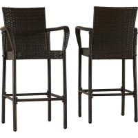 China YILIN Wholesale Multi-functional Hand-woven Modern Outdoor Water Resistant Eco-Friendly Durable Bar Chair Sets for Home Bar for sale