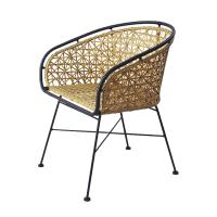 China Best Selling Poly Rattan Woven Comfortable Garden Chair Waterproof Sunproof High Temperature Resistant Outdoor Chair for sale