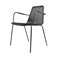 China Cafe Dining Chair High Quality Hand-woven Outdoor Hotel Garden Living Room Patio Balcony Restaurant Outdoor Furniture Modern for sale