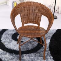 China Style Outdoor Garden Chair PE Rattan Patio Chair Leisure Balcony Chair Europe Dining Table Outdoor Furniture Modern Provide for sale
