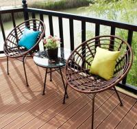 China Modern Outdoor Dining Table and PE Rattan Chair Set for Garden Balcony Hotel & Villa Use for sale