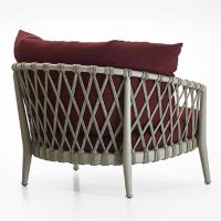 China Factory Hand-Make Braid Rope Weaving Patio Chairs Modern Garden Outdoor Furniture for sale