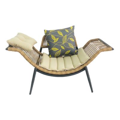 China Best Selling Poly Rattan Woven Comfortable Garden Couch Waterproof Sunproof High Temperature Resistant Outdoor Sofa for sale