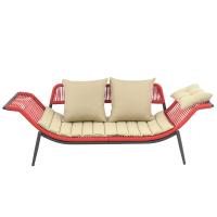 China Best Selling Poly Rattan Woven Comfortable Garden Couch Waterproof Sunproof High Temperature Resistant Outdoor Sofa for sale