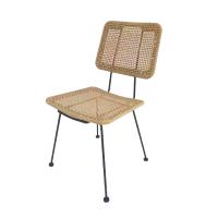 China High Quality Hand-woven Outdoor Hotel Garden Living Room Patio Balcony Restaurant Cafe Dining Chair for sale