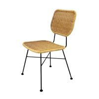 China High Quality Hand-woven Outdoor Hotel Garden Living Room Patio Balcony Restaurant Cafe Dining Chair for sale