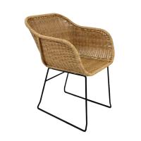 China Morden Design Outdoor Rattan Woven Patio Garden Furniture Balcony Leisure Courtyard Waterproof Outdoor Chair for sale