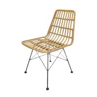 China Modern Style Outdoor Furniture Rattan Fashionable Single Chair Garden Plastic Packing Garden Chair for sale