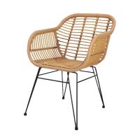 China Modern Style Outdoor Furniture Rattan Fashionable Single Chair Garden Plastic Packing Garden Chair for sale