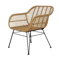 China Best Selling Hand-woven Synthetic Rattan Outdoor Chair Home Garden Patio Hotel Rattan Outdoor Furniture for sale