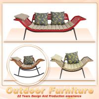 China OEM and ODM Rattan Swimming Pool Chairs Outdoor Furniture Modern Provide Garden Chair Beach Patio Outdoor Sofa for sale