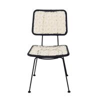 China High Quality Round Hand-woven Poly Rattan Stool Chair Home Garden Restaurant Dining Multipurpose Outdoor Chair for sale