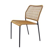 China Wholesale Price Patio Furniture Garden Chair Rope Woven Restaurant Leisure Chair Outdoor Furniture Dining Chair for sale