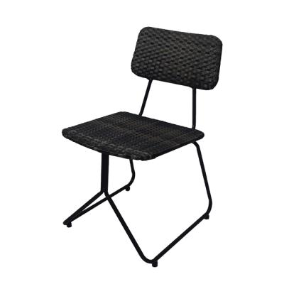 China Rattan Chair Hand-woven Modern Simple Comfortable Balcony Patio Garden Outdoor Chairs Factory Wholesale Outdoor Dining Chairs for sale