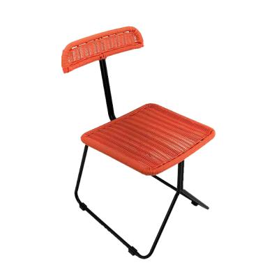 China Good Quality Garden Restaurant Hotel Comfortable Outdoor Chair Handmade Woven Safety Eco-friendly Rattan Garden Chair for sale