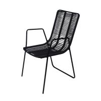 China Good Quality Garden Restaurant Hotel Comfortable Outdoor Chair Handmade Woven Safety Eco-friendly Rattan Garden Chair for sale