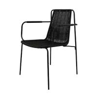China Good Quality Garden Restaurant Hotel Comfortable Outdoor Chair Handmade Woven Safety Eco-friendly Rattan Garden Chair for sale