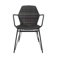 China Good Quality Garden Restaurant Hotel Comfortable Outdoor Chair Handmade Woven Safety Eco-friendly Rattan Garden Chair for sale