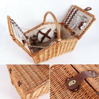 China Wholesale Wicker Picnic Basket Set - Cheap Collapsible Rattan Design with Lid & Handle, Manufacturer Direct for sale