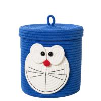 China Cotton Rope Storage Frame Porch Finishing Basket Nordic Sundry Home Animal Woven Desktop Storage Box Manufacturers for sale