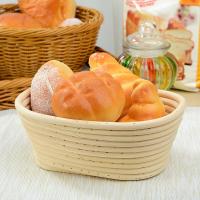 China Wholesale Bread Making Baking Oval Rattan Bread Proofing Basket Baking & Pastry Tools Sustainable 1 Per Kit with Liner Cloth for sale