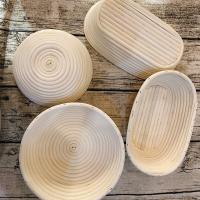 China Hot Sell Rattan Oval Baguette Fermentation Basket Bread Dough Proofing Basket for sale