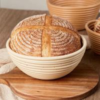 China Manufacturers Wholesale Bread Leavening Basket New Sourdough Goods Storage Rattan Shape Eco-Friendly Baking Pastry Tools 1 Per for sale