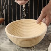 China Manufacturers Wholesale Bread Leavening Basket New Sourdough Goods Storage Rattan Shape Eco-Friendly Baking Pastry Tools 1 Per for sale