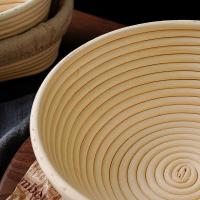 China Manufacturers Wholesale Bread Leavening Basket New Sourdough Goods Storage Rattan Shape Eco-Friendly Baking Pastry Tools 1 Per for sale