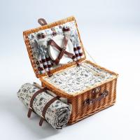 China YILIN Factory Supply Hand-Woven Storage Basket Multifunction High Capacity Camping Hiking Picnic Basket for sale