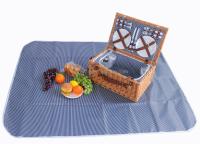 China Yilin High Quality Rattan Hand-woven Picnic Basket Outdoor Camping Storage Basket Multifunction Plastic Woven Bag Picture 1pcs for sale