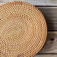 China YILIN Factory Supply Hand-woven High Capacity Storage Basket Multifunction Kitchen Picnic Storage Basket With Handle for sale