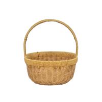 China YILIN Wholesale Price Hand-woven Rattan Storage Basket Multifunction Kitchen Picnic Storage Basket Set for sale
