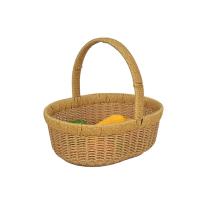 China YILIN Wholesale Price Hand-woven Rattan Storage Basket Multifunction Kitchen Picnic Storage Basket Set for sale
