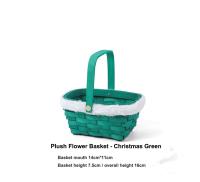 China Latest Style Hotel Home Christmas Atmosphere Decoration Storage Basket Small Portable Gift Storage Basket for sale
