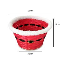 China Factory Wholesale Home Decoration Woven Dining Room Living Room Christmas Table Portable Storage Basket for sale