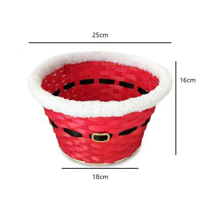 China Factory Wholesale Home Decoration Woven Dining Room Living Room Christmas Table Portable Storage Basket for sale