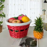 China Factory Wholesale Home Decoration Woven Dining Room Living Room Christmas Table Portable Storage Basket for sale