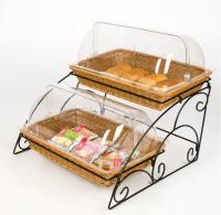 China Rattan Storage Baskets Woven Basket Serving Tray Design PP Kitchen Food Bread Fruit Weave Plastic with Lid Plastic New for sale