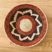 China HOT Seagrass Sedge Wall Hanging Wicker Baskets Boho Wall Basket Decor Christmas Wall & Hanging Decorations PP Bag Multifunction for sale