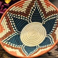 China HOT Seagrass Sedge Wall Hanging Wicker Baskets Boho Wall Basket Decor Christmas Wall & Hanging Decorations PP Bag Multifunction for sale