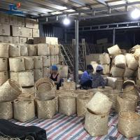 China Wholesale Bamboo Basket for Ramadan Eid Holiday Natural Woven Bamboo Gift Box Decoration 2024 Ramadan Basket Cheap Price for sale