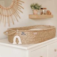 China Hot Selling 2023 Natural Seagrass Baby Changing Basket Seagrass Storage Basket for Baby Made in Vietnam for sale