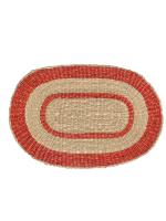 China VietNam Seaweed Placemat Insulated Anti-scald Hand-woven Niche Tablemat Natural Straw coaster for sale