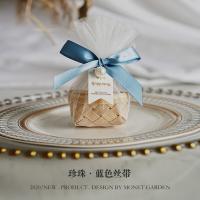 China Invitation Wedding Gift Chocolate Box Storage Baskets Wood Multifunction Europe Candy Box Hot Sale Party Sustainable 5*6.5cm for sale