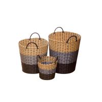 China Hot Selling Storage Home Decorative Rattan Basket Canvas Laundry Kid Toy Storage Baskets Cheap Bamboo Rattan Storage Basket for sale