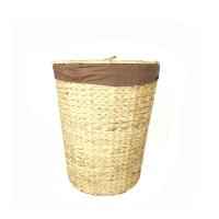 China Hot Selling Storage Home Decorative Rattan Basket Canvas Laundry Kid Toy Storage Baskets Cheap Bamboo Rattan Storage Basket for sale