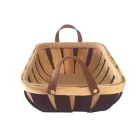 China Wooden Bushel Basket Kitchen Luxury Modern Chip Hamper Gift Packing Toys Hot Hanging Carton Single Customized Standing Type for sale